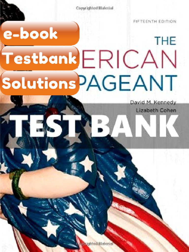 Testbank The American Pageant 15 Ed Kennedy Ebook Solutions | PDF ...