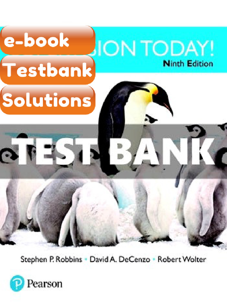 Testbank Supervision Today 9 Ed Robbins E-book Solutions | PDF ...