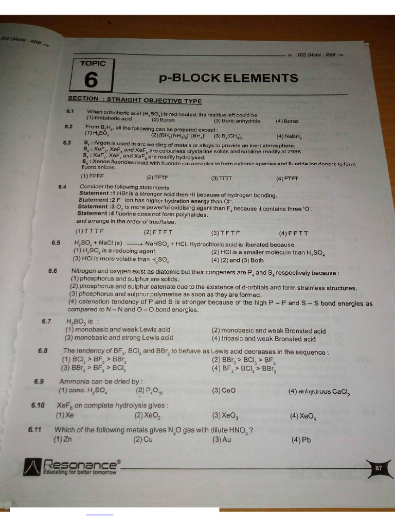 Rank Booster JEE MAIN Chemistry Part 2-Compressed | PDF | Computer File ...