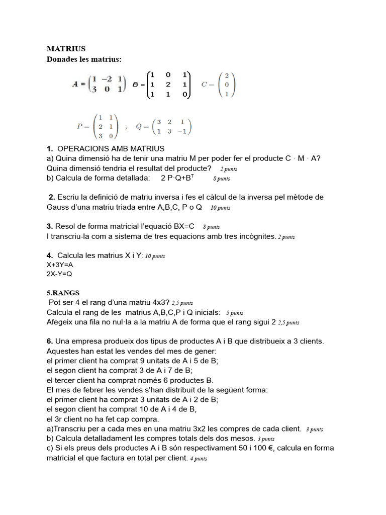 Examen mates | PDF