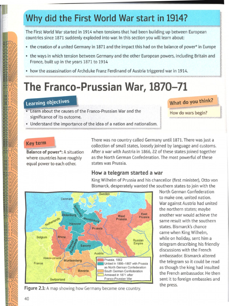 Nationalism Franco Prussian War | PDF