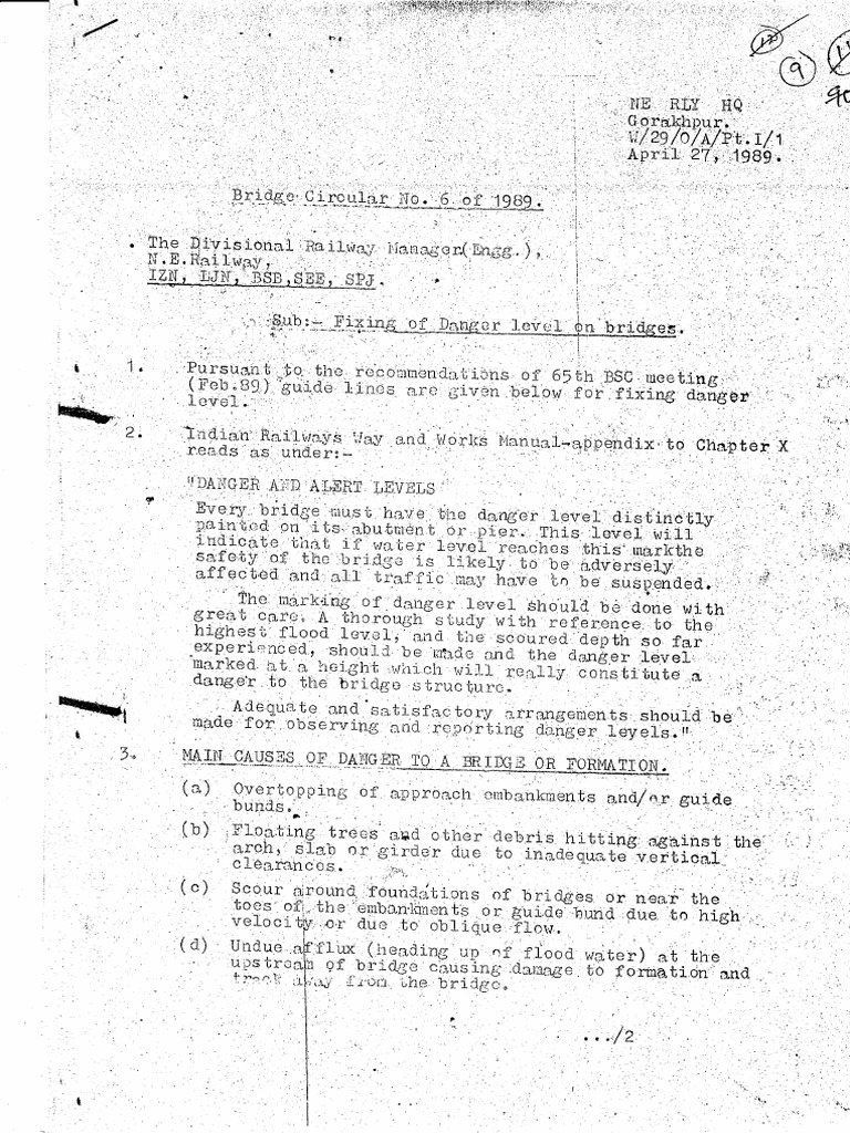 NER-Bridge Circular 6 | PDF