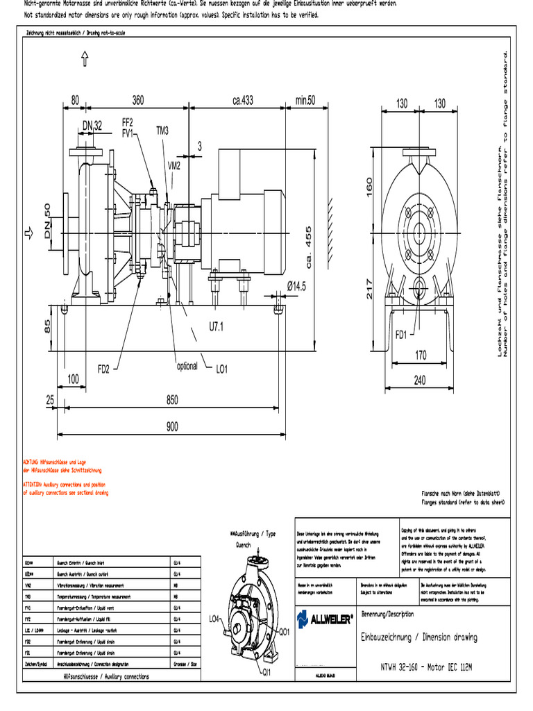 QU100455 Dimension Drawing | PDF