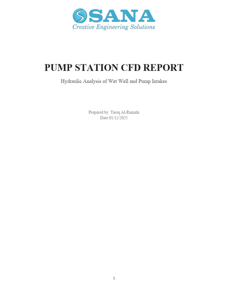 Pump Station Report 1 | PDF | Pumping Station | Pump