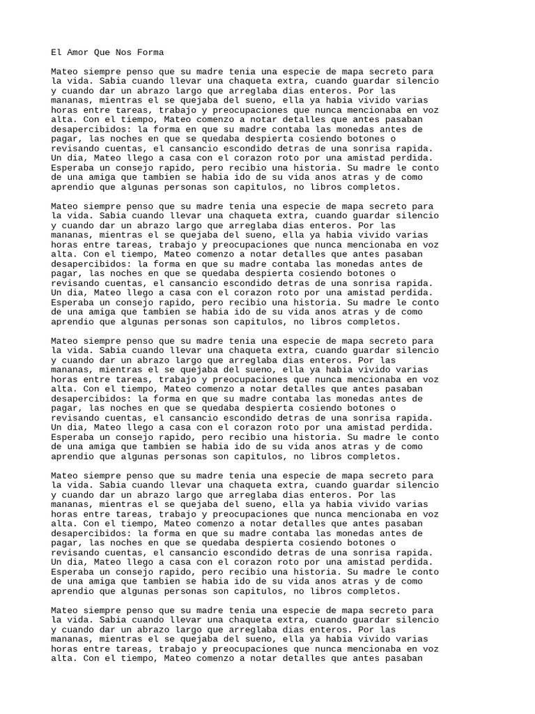 Spanish Story | PDF