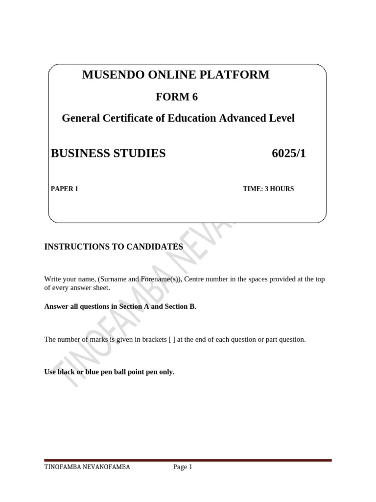 F6 BS P1 SET 2 | PDF | Business Economics | Business