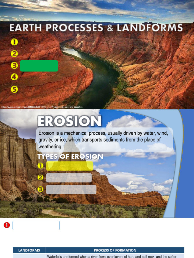 Earth Processes 2 | PDF | Erosion | Glacier