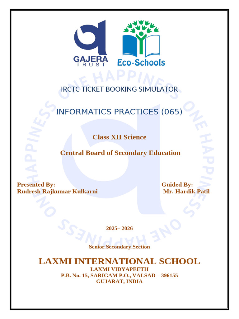 Irctc Ticket Booking Simulator | PDF | Comma Separated Values ...