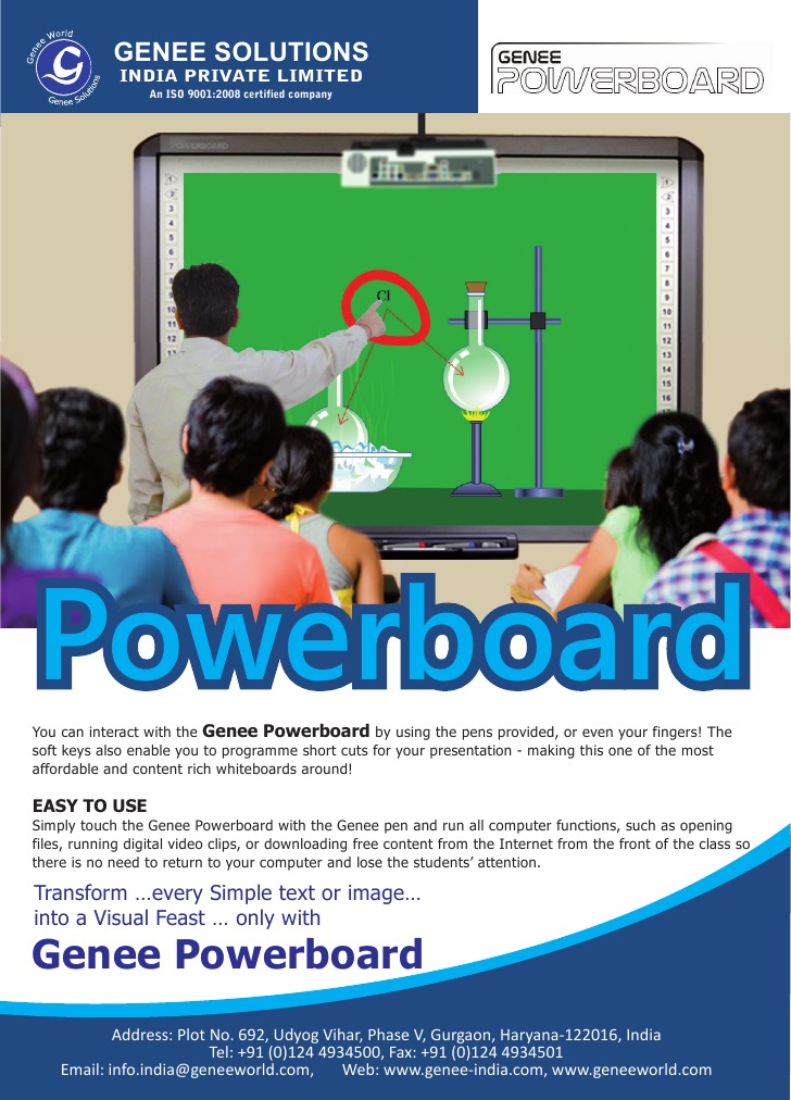 Interactive Whiteboard (Genee - Powerboard) | PDF | Multimedia | Digital Technology