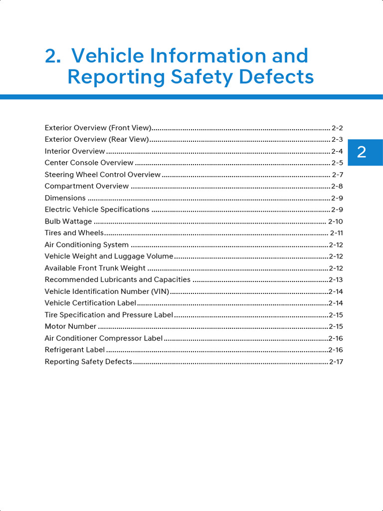 002 - Vehicle Information and Reporting Safety | PDF | Light Emitting ...