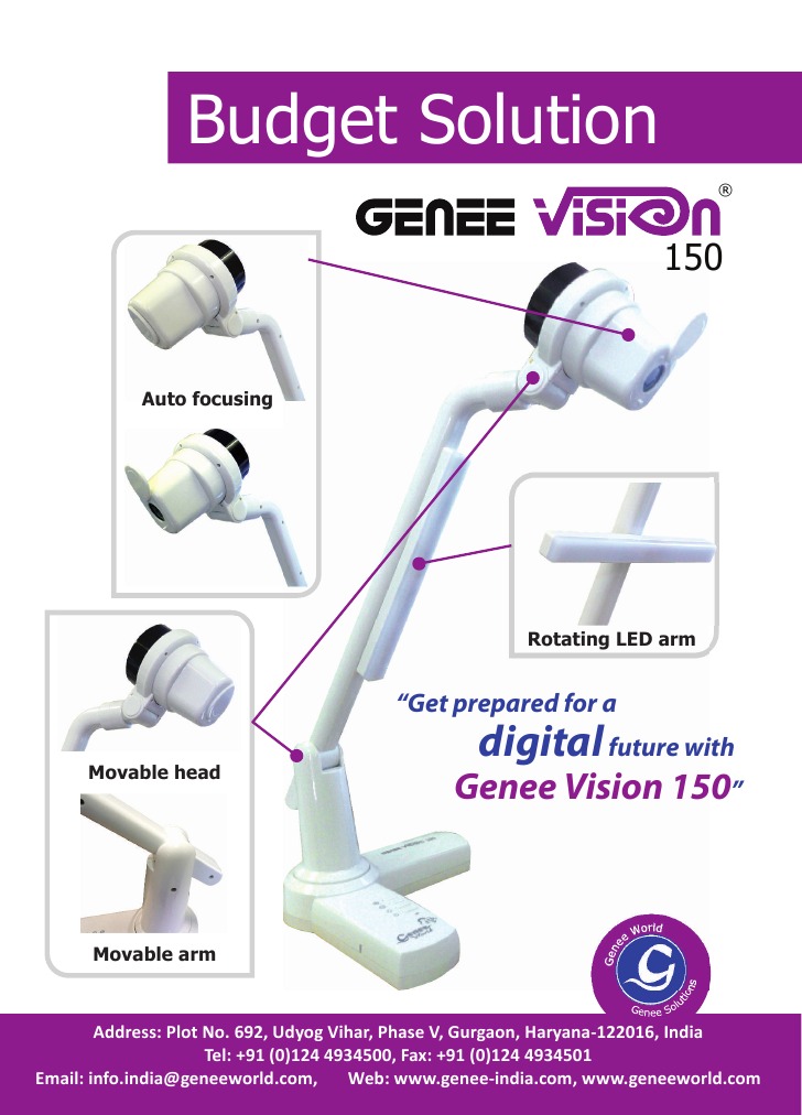 Visualiser Genee Vision150 | PDF | Computers