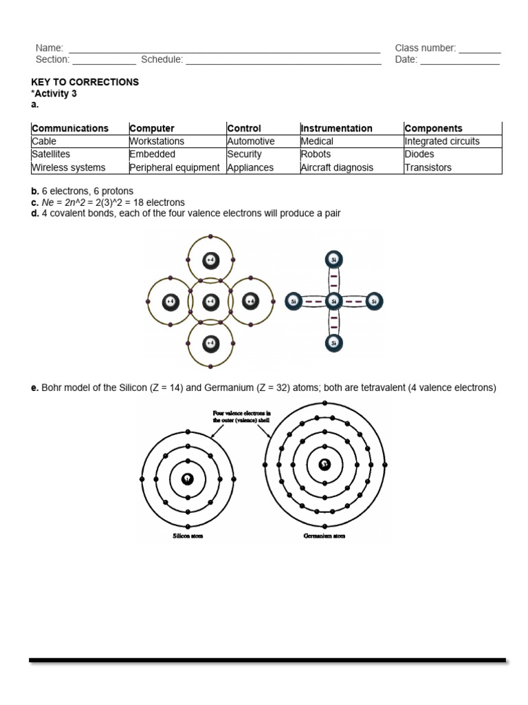 SAS01 Electronic Devices Circuits and Analysis ANSWER KEYS | PDF