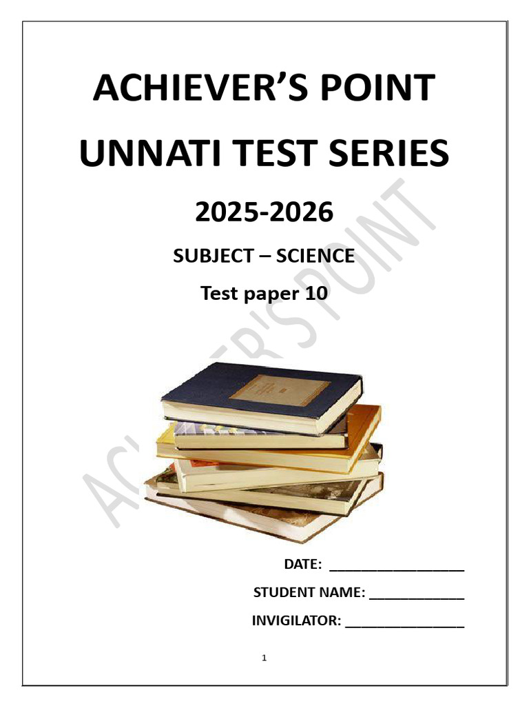 Class 10th Cbse 4th Test Paper Science | PDF | Chemical Compounds | Acid