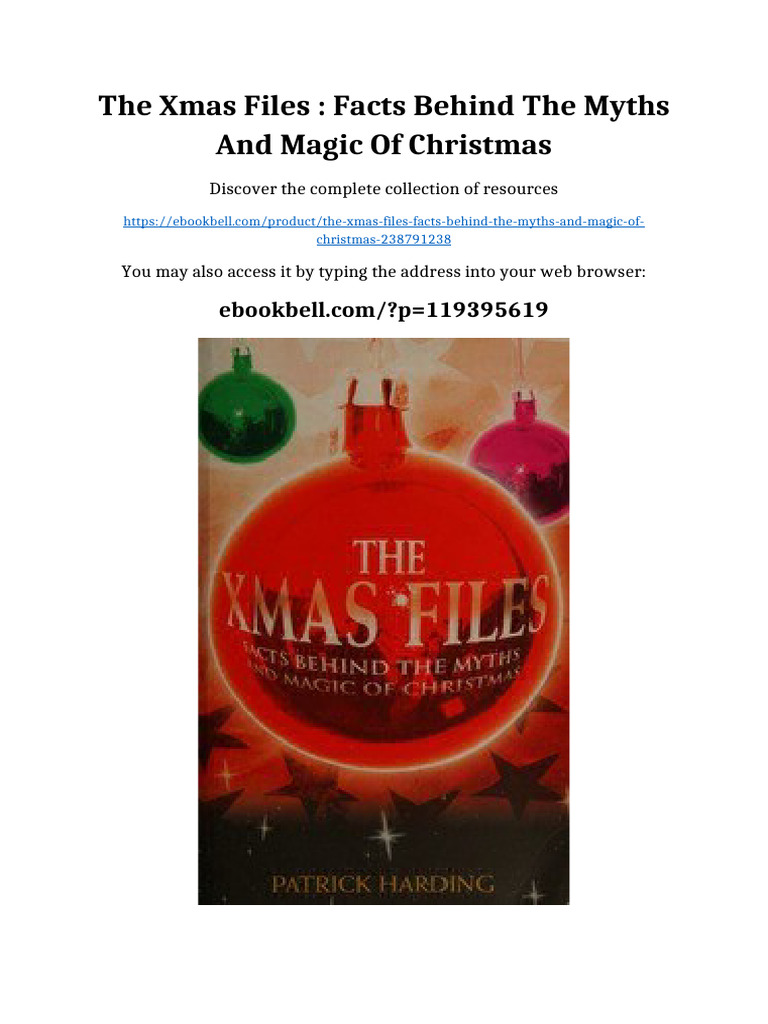The Xmas files : facts behind the myths and magic of Christmas online ...