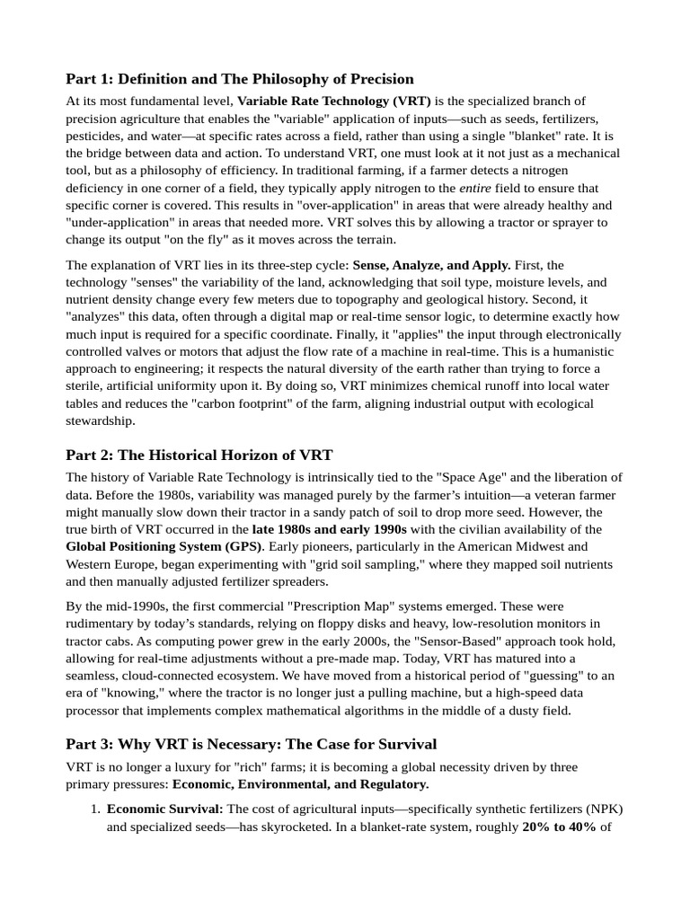 Variable Rate Technology | PDF