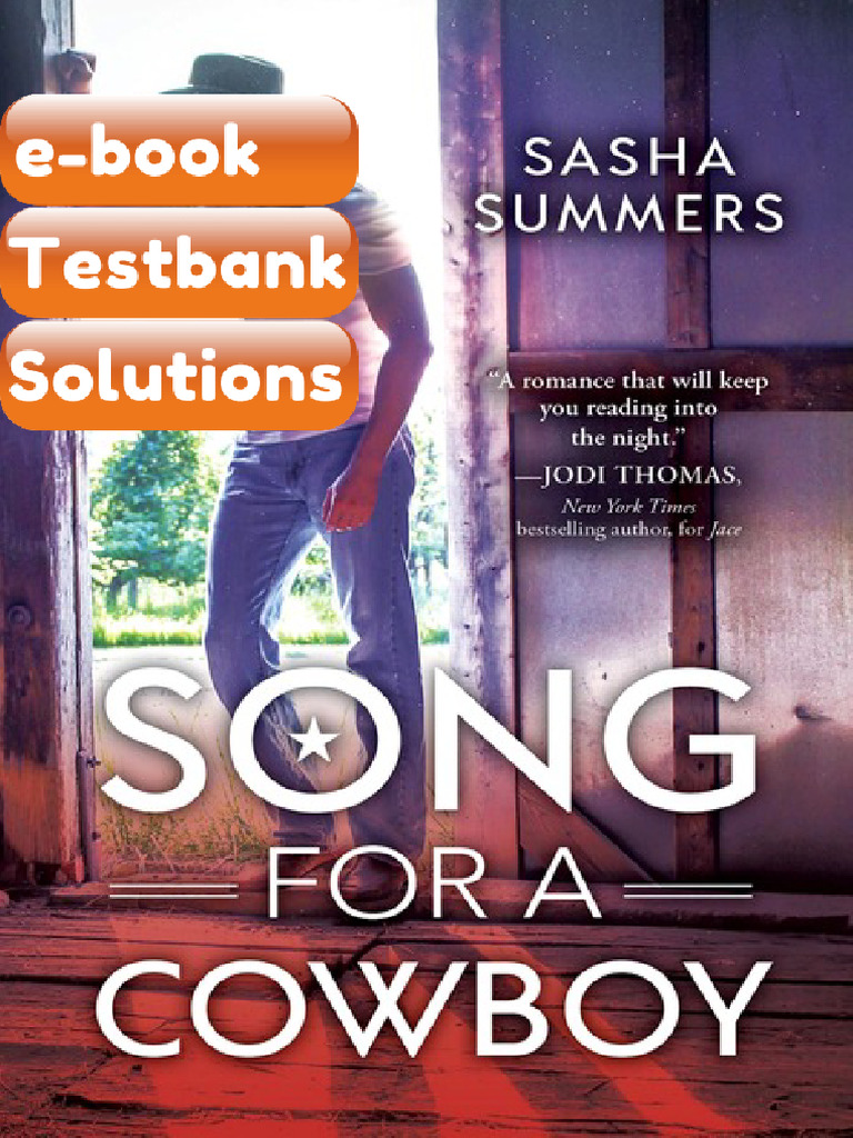Testbank Song For Cowboy Download | PDF | Subscription Business Model