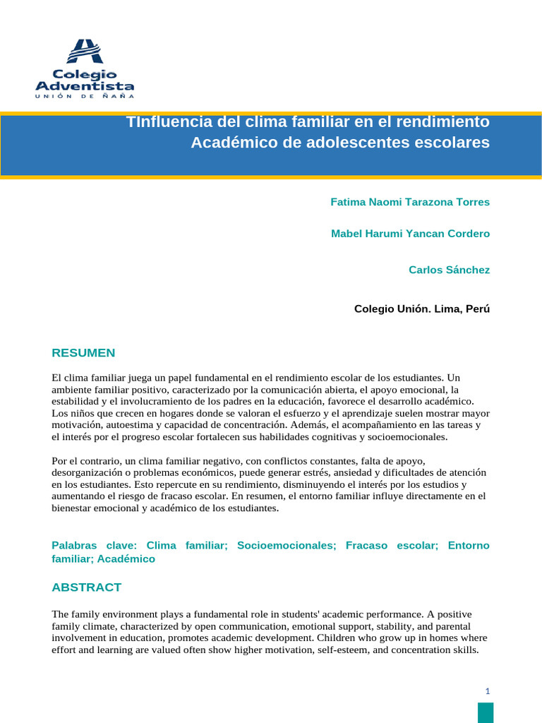 Articulo Investigable Comu Fat y Haru | PDF | Autorregulación emocional ...