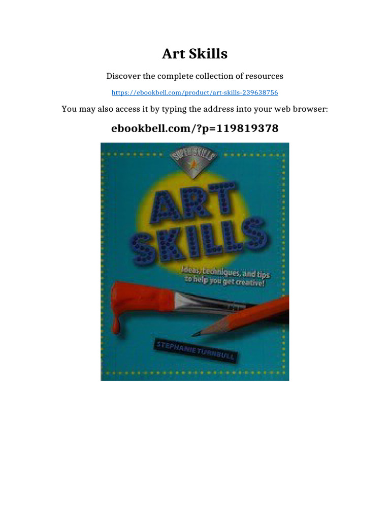 Art Skills Full | PDF | Intellectual Property | Property