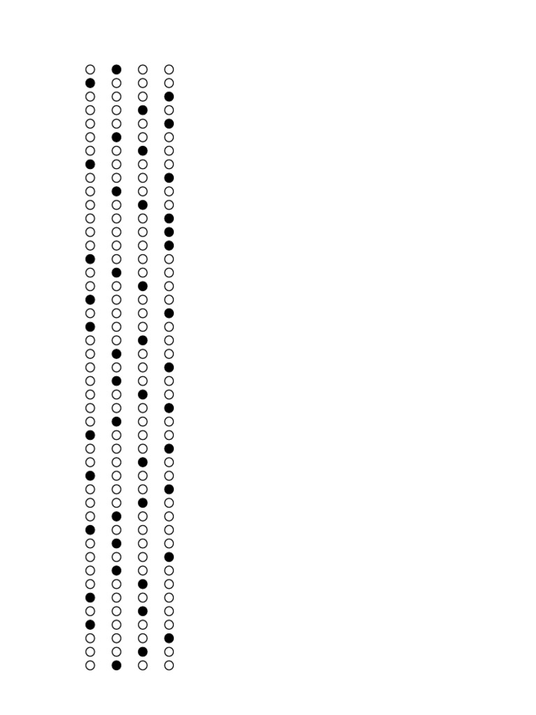 Objective Answer Sheet | PDF