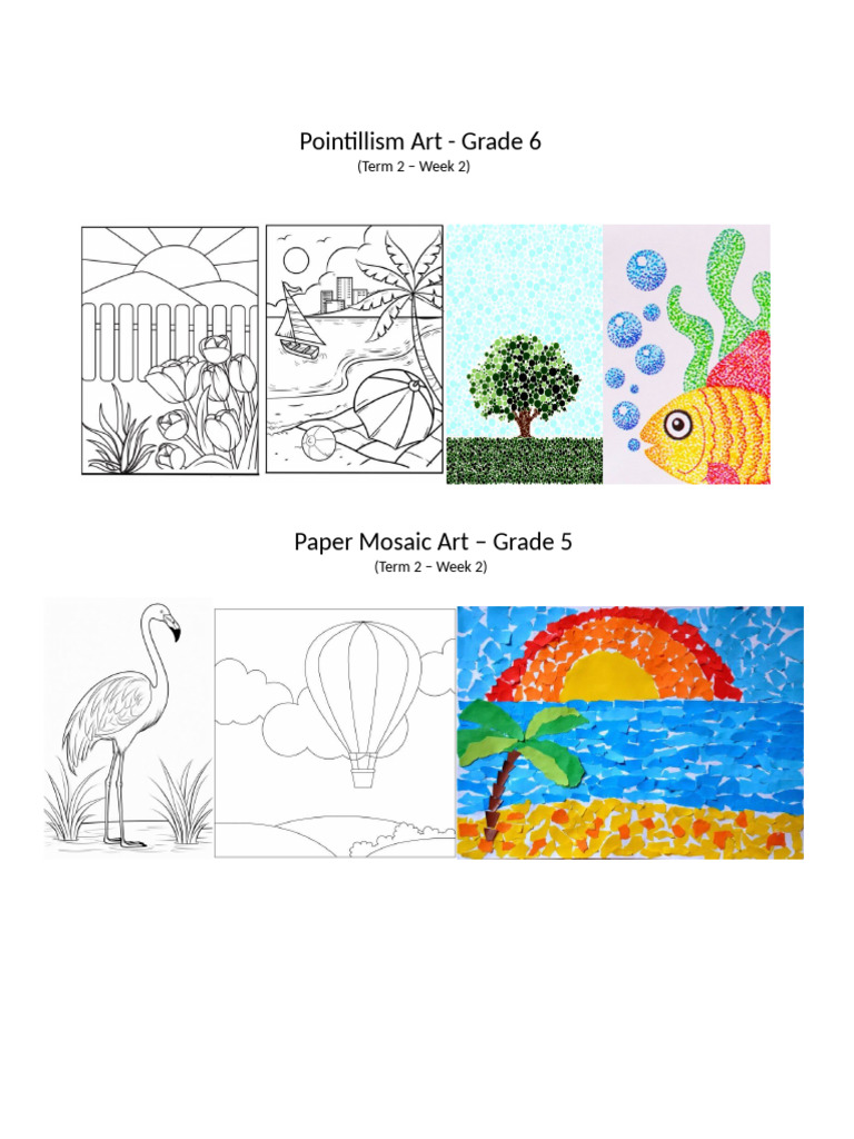 Paper Mosaic Art | PDF