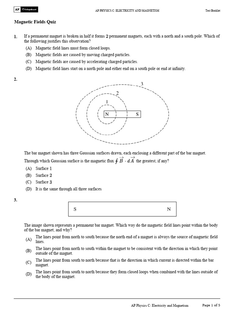 TB MagneticFieldsQuiz 695f0e9b970ca2.695f0e9c9fc782.14986338 | PDF ...