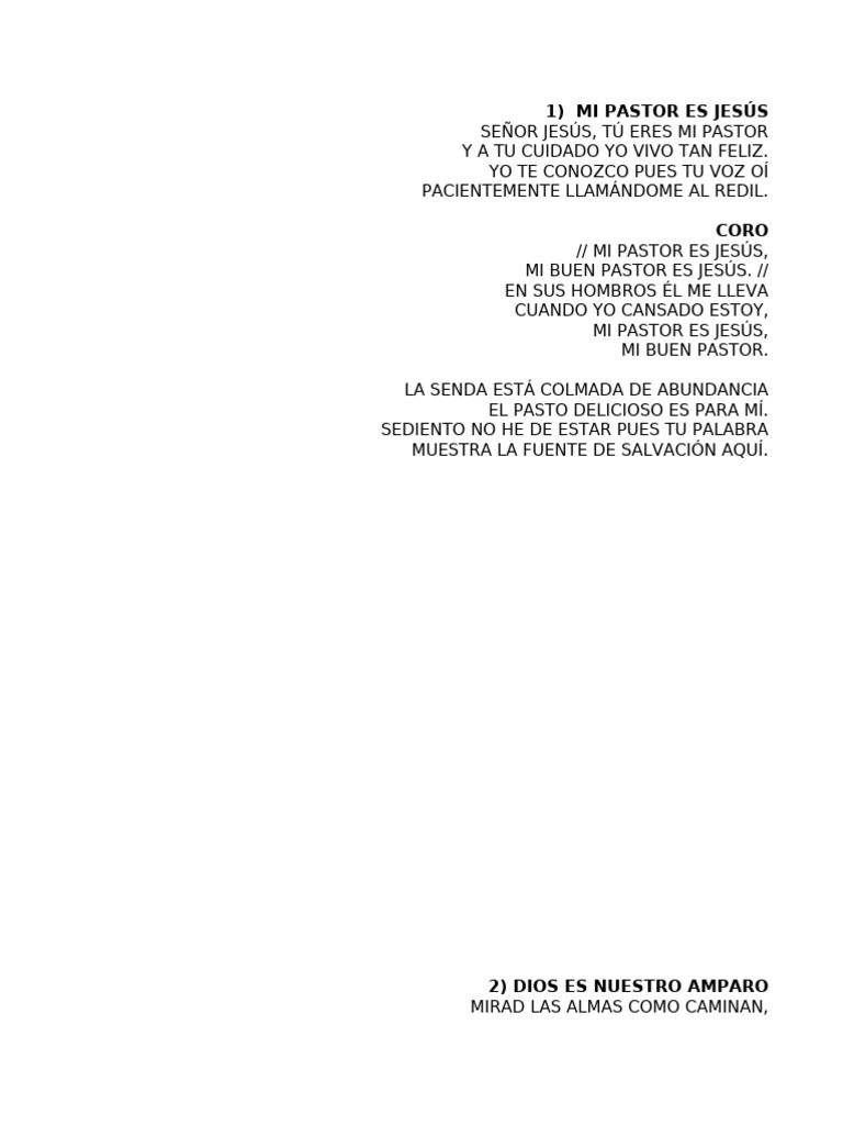 Official Hymns.docx Al Reves | PDF | Cristo (título) | Jesús