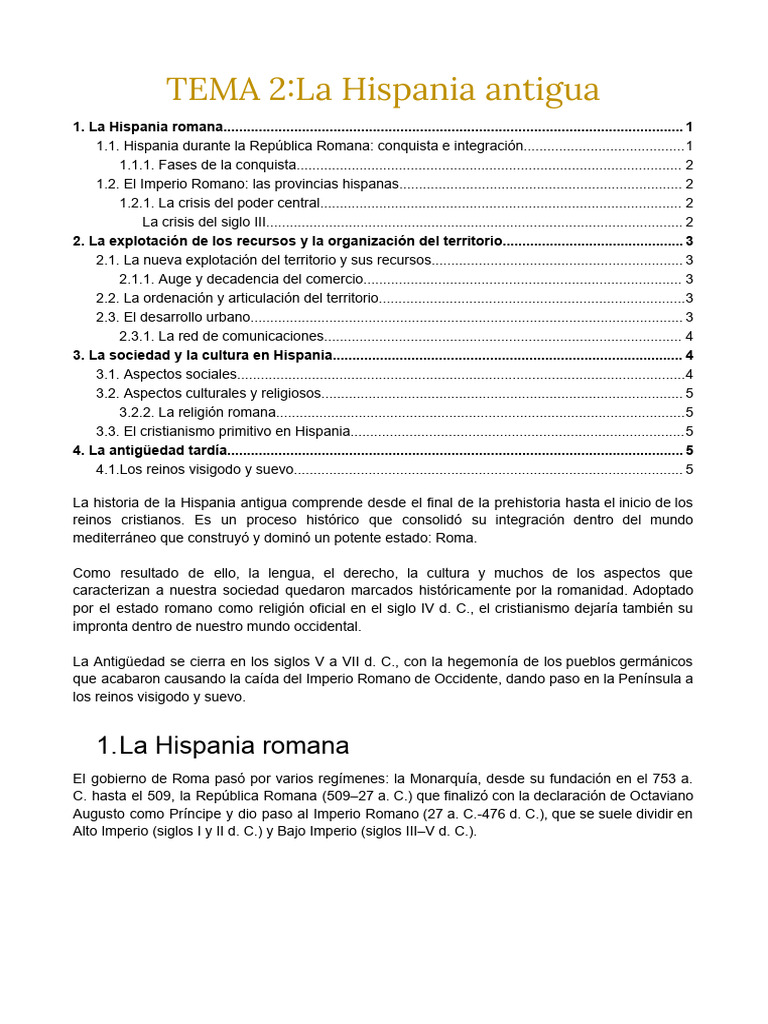 La Hispania antigua | PDF | Europa antigua | Roma antigua