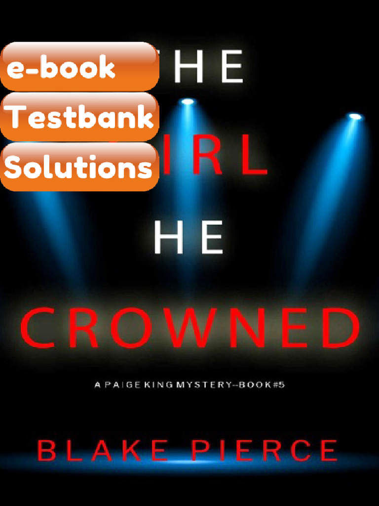 Testbank the Girl He Crowned a Paige King FBI Suspense ThrillerBook 5 ...