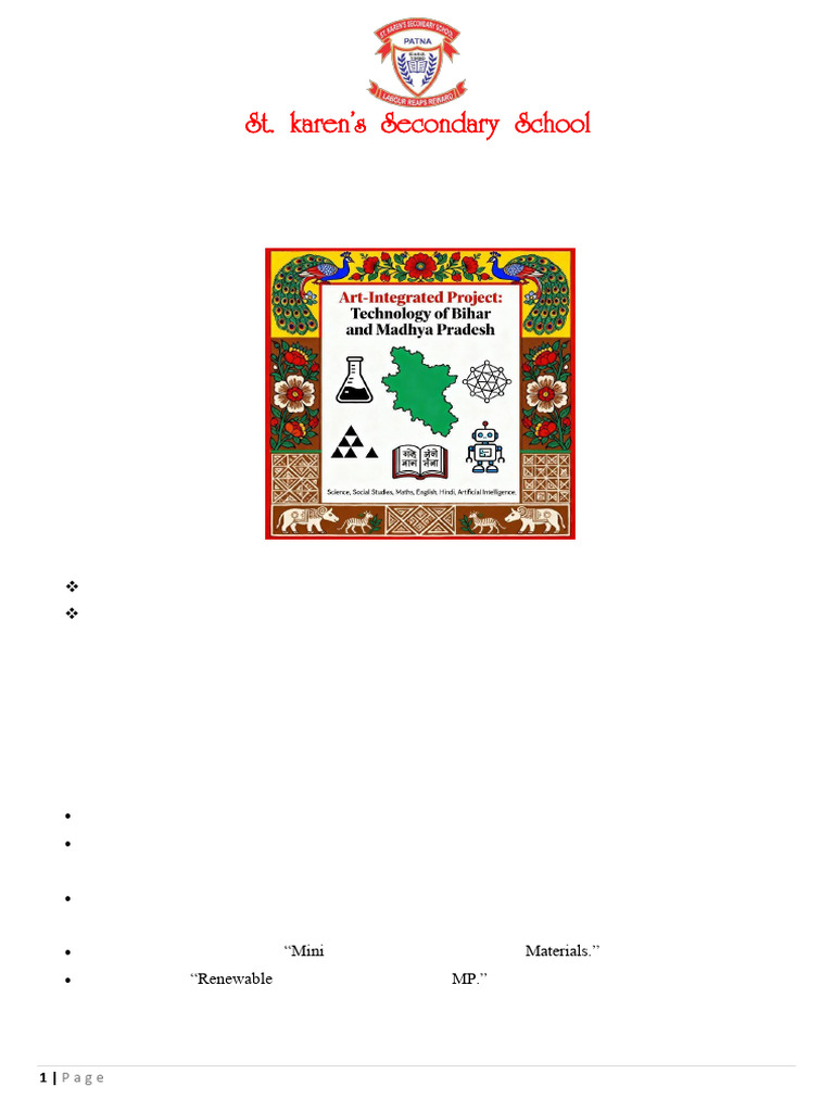 Class 10 Art Integrated Project | PDF | Artificial Intelligence ...