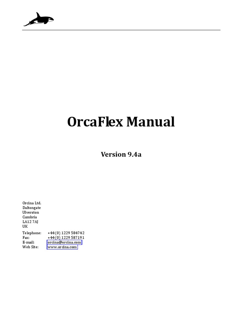 OrcaFlex Manual | PDF | Parallel Computing | Central Processing Unit