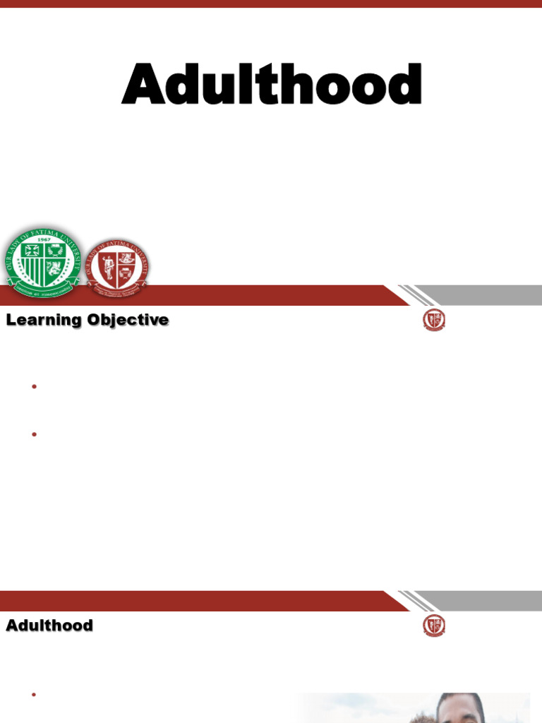 Adulthood | PDF | Developmental Psychology | Adolescence