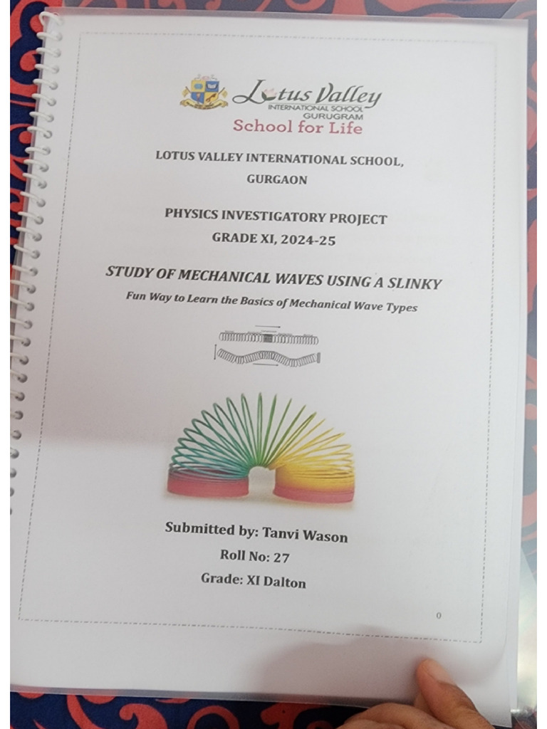 Study of mechanical waves using a Slinky | PDF