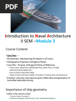 Ship Lines Plan Overview | PDF | Hull (Watercraft) | Geometry