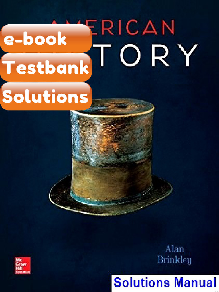 Testbank American History Connecting With the Past 15th Edition Alan ...