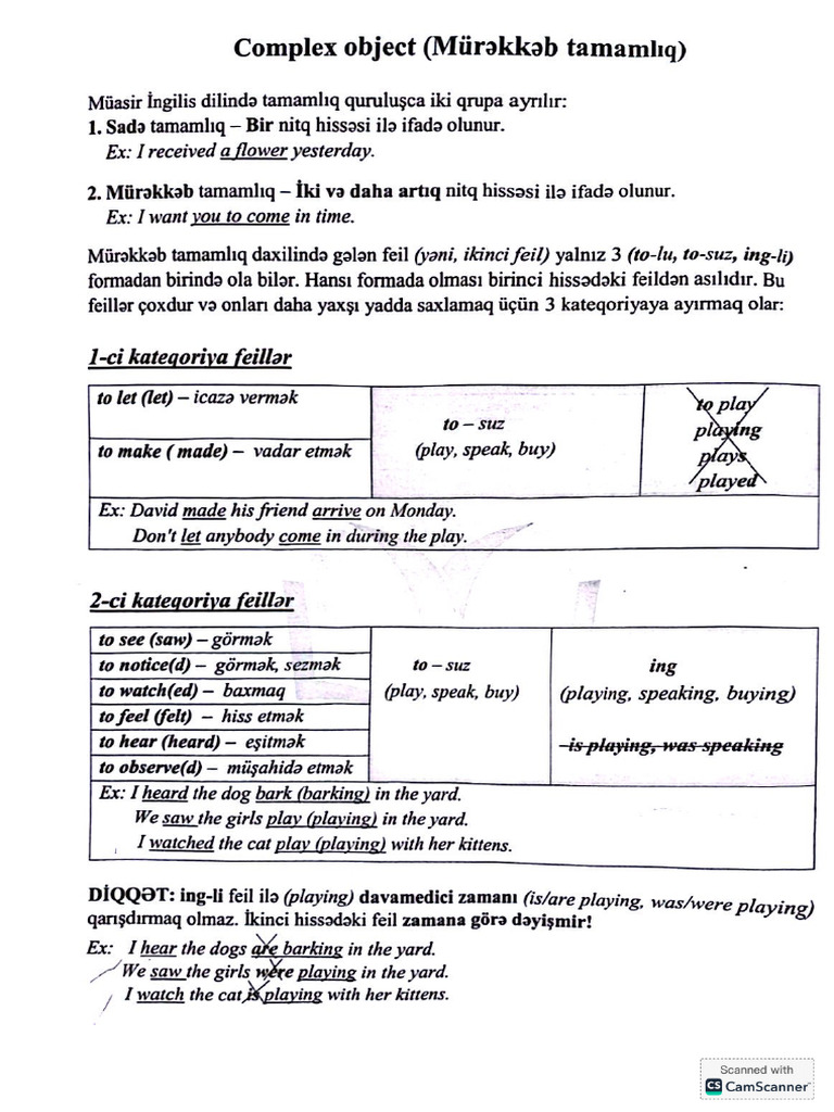 Complex Object | PDF