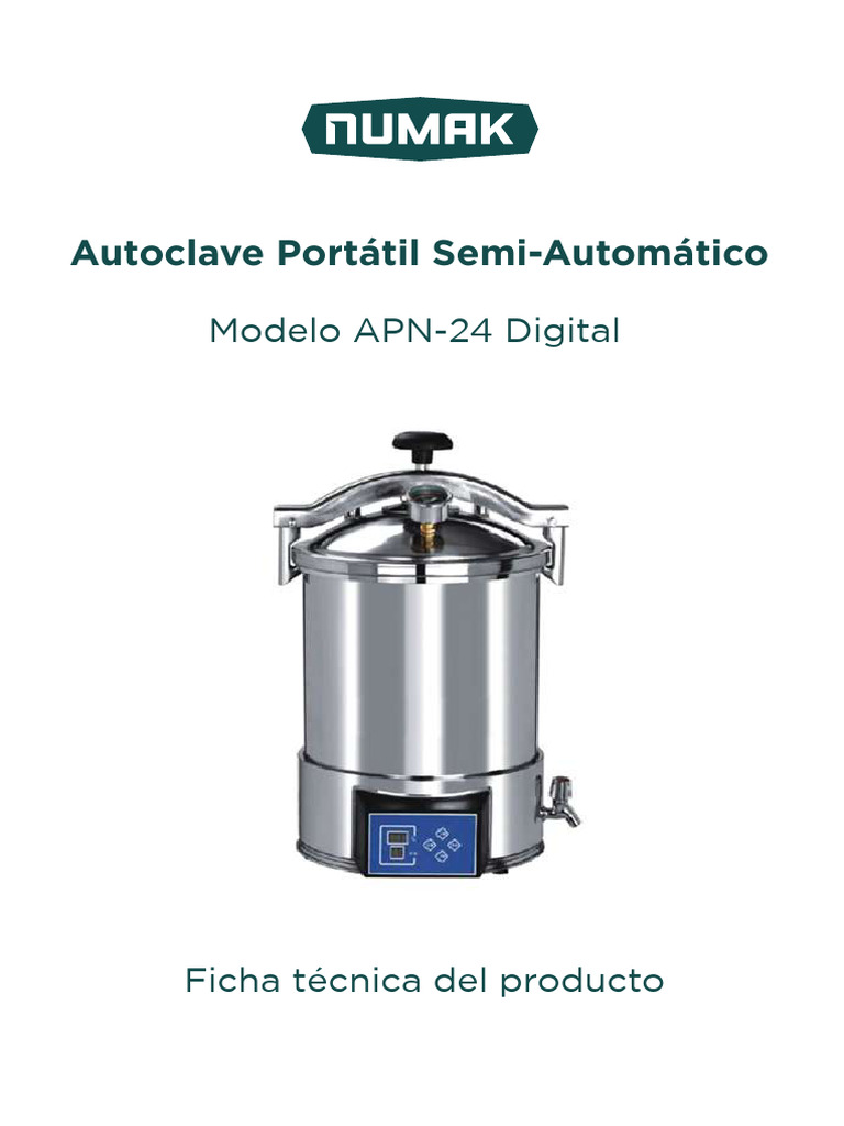 Autoclave Vertical Numac Apn 24 | PDF