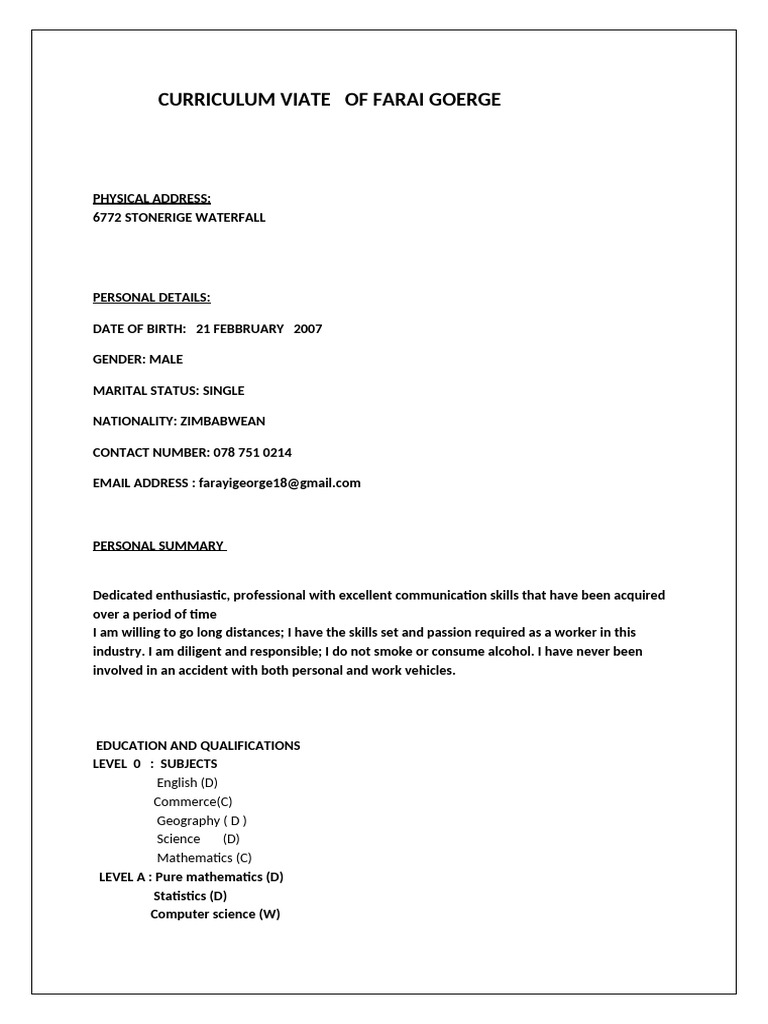 CV Updated 2025 | PDF