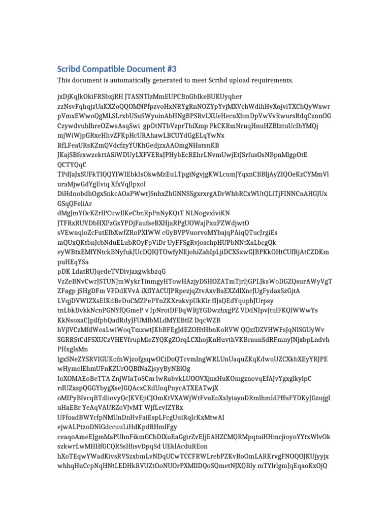 Scribd Long File 3 | PDF