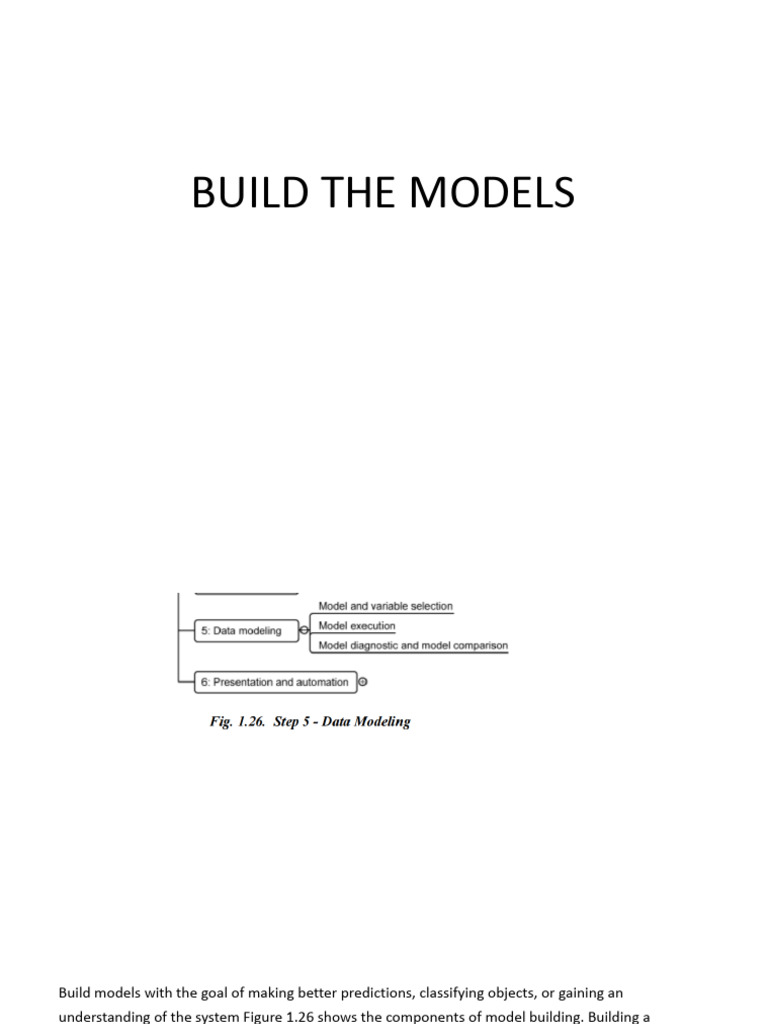 Build The Models | PDF