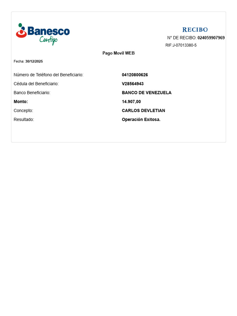 Pago - Carlos Devletian | PDF