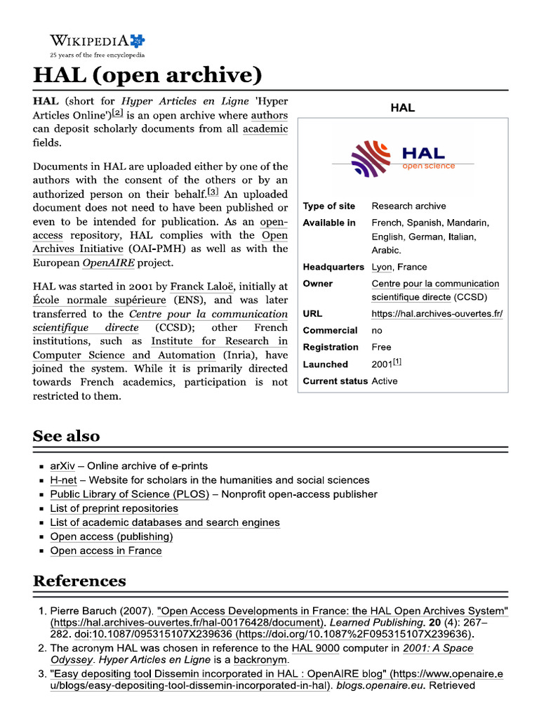 HAL (Open Archive) | PDF