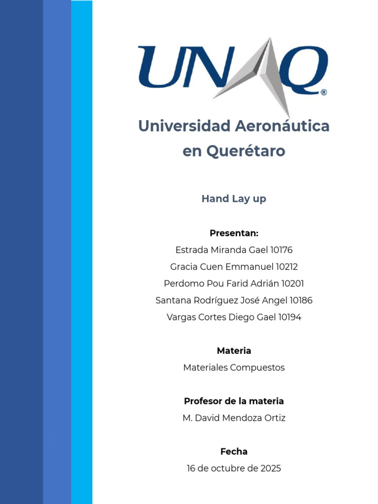 Hand Lay up (1) | PDF | Laminado (metalmecánica) | Material compuesto