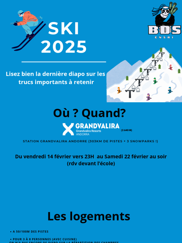 Info Importantes À Retenir SKI | PDF