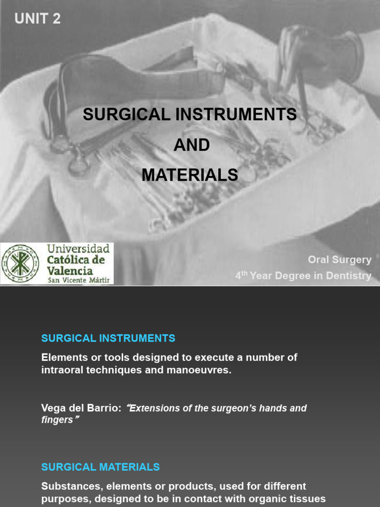 Instruments and Materials (2) 2 | PDF | Sterilization (Microbiology ...