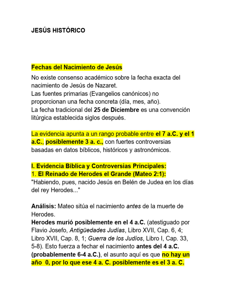 Jesus Historico | PDF | Evangelios | Jesús