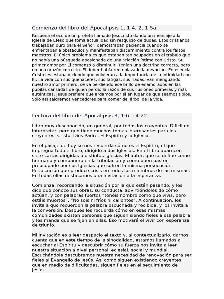 Estudio Del Apocalipsis | PDF | Libro de revelación | Juan el apóstol