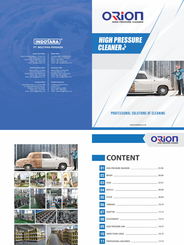 Orion High Pressure Jet Washer (1) | PDF