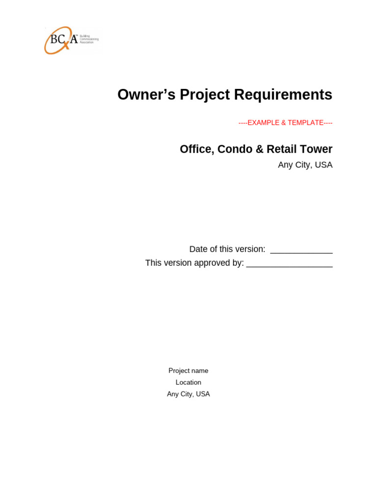 Fillable OPR Template 2 | PDF | Condominium