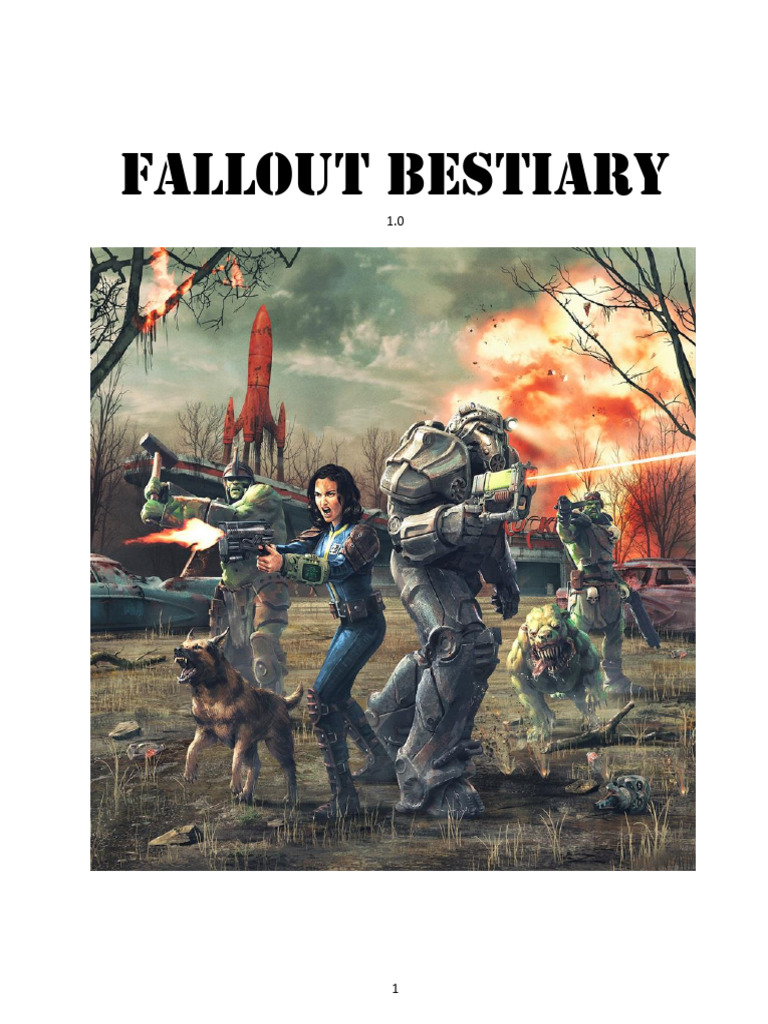 Fallout 2d20 Bestiary | PDF | Ant | Insects