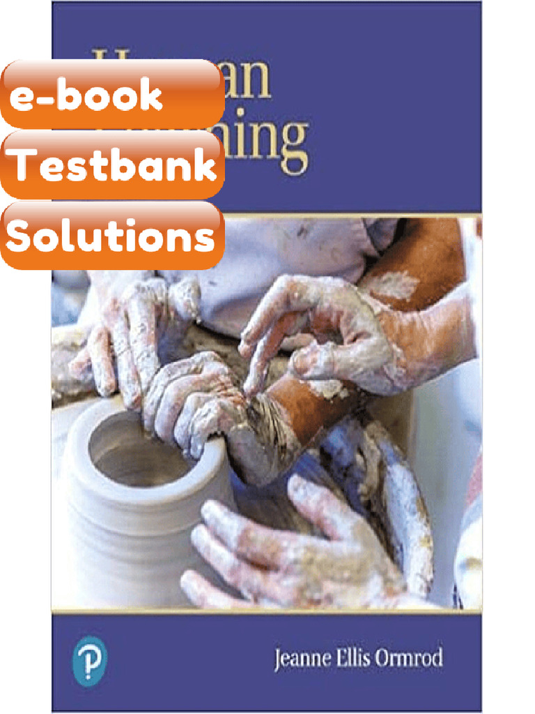 Testbank Human Learning 8th Edition by Jeanne Ormrod Fast Download ...